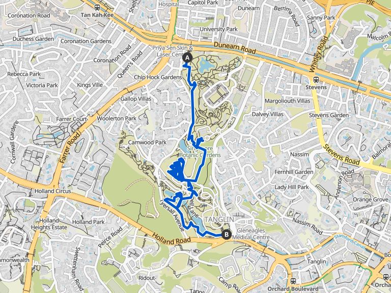 Singapore Botanic garden and Orchid | Wanderung | Komoot